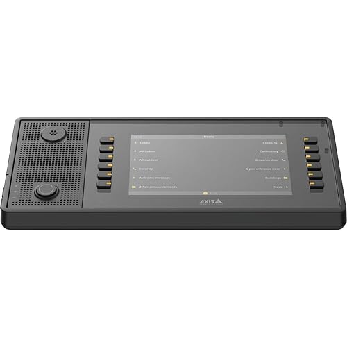 AXIS C6110 Network Paging Console - Wall Mountable, Desktop, Desk for ...