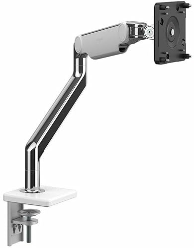 Humanscale M2.1 Monitor Arms, Two-Piece Clamp, Polished Aluminum with ...
