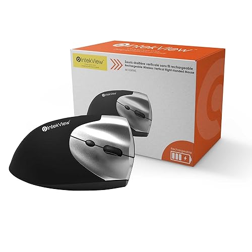 Intekview Mouse Wireless Right Hand Rechargeable - Ergonomic Vertical ...