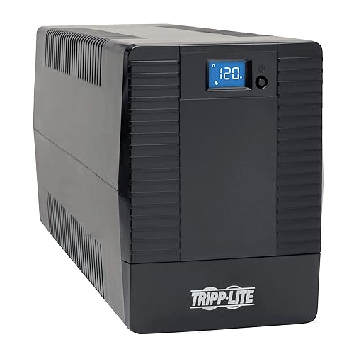 UPS Smart Tower 1000VA 560W Battery Back Up Desktop AVR LCD USB ...