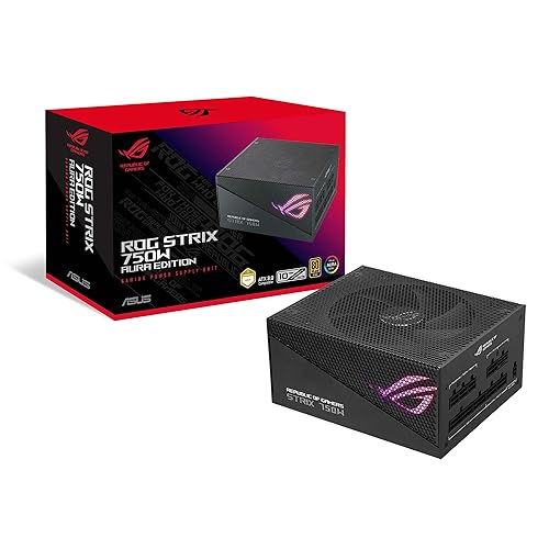 ASUS ROG Strix 750W Gold Aura Edition (Fully Modular Power Supply, 80 ...