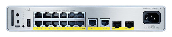 Cisco Catalyst 9000 Compact Switch 12-port Poe+ 240w Essentials ...